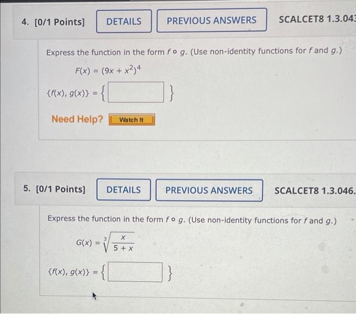 Solved 4. [0/1 Points] DETAILS PREVIOUS ANSWERS SCALCET8 | Chegg.com