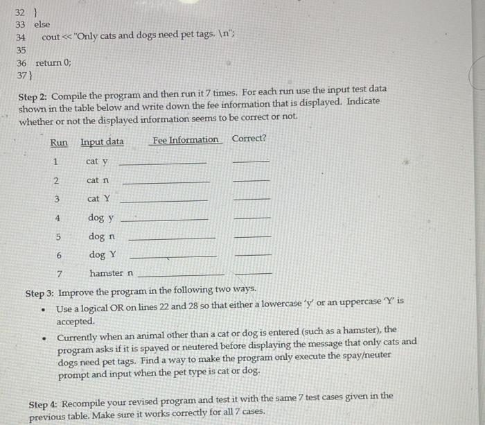 Step 1: Add the following lab6.cpp program. Here is a | Chegg.com