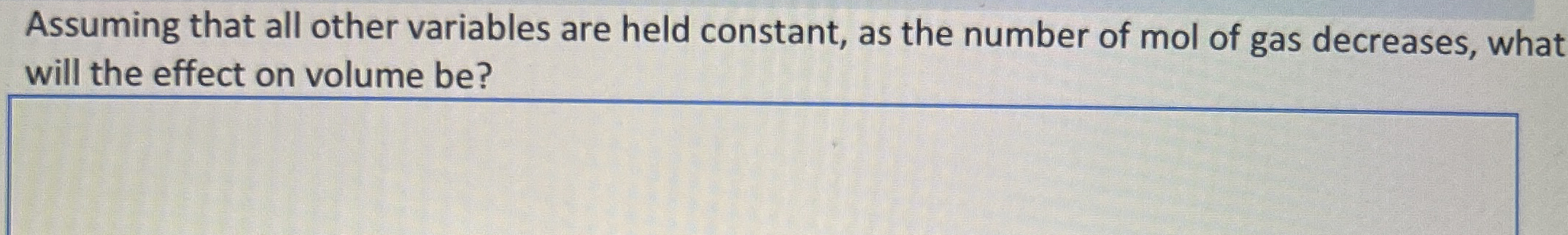 Solved Assuming that all other variables are held constant, | Chegg.com