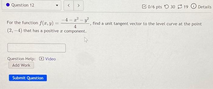 Solved For the function f(x,y)=4−4−x2−y2, find a unit | Chegg.com