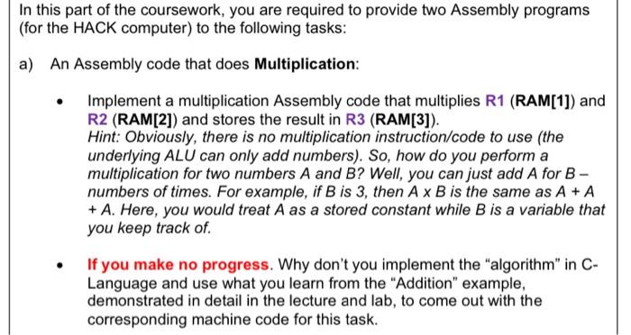 Solved In this part of the coursework, you are required to | Chegg.com