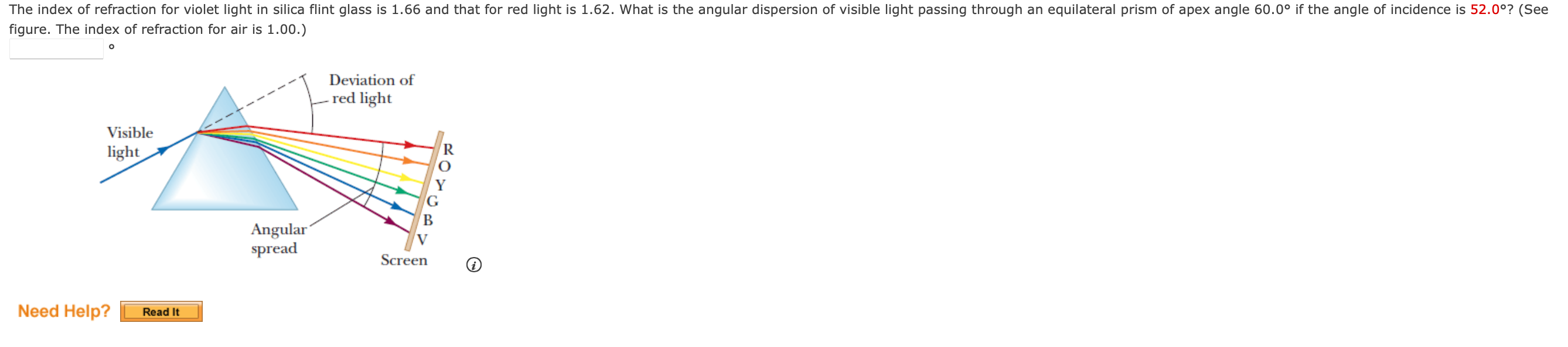 Solved figure. The index of refraction for air is | Chegg.com
