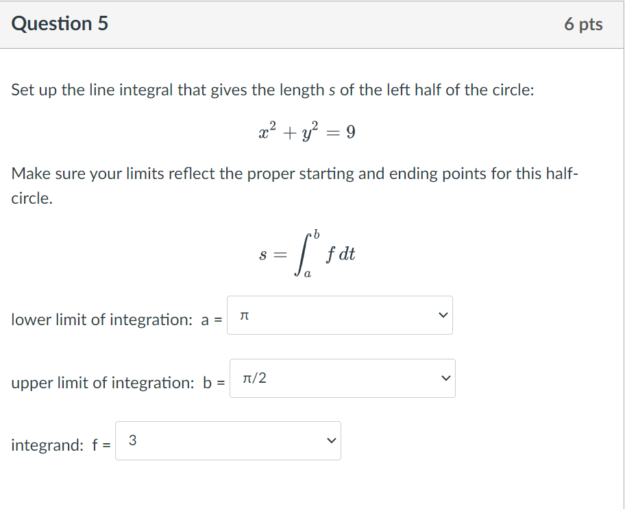 Solved Question 5Set up the line integral that gives the | Chegg.com