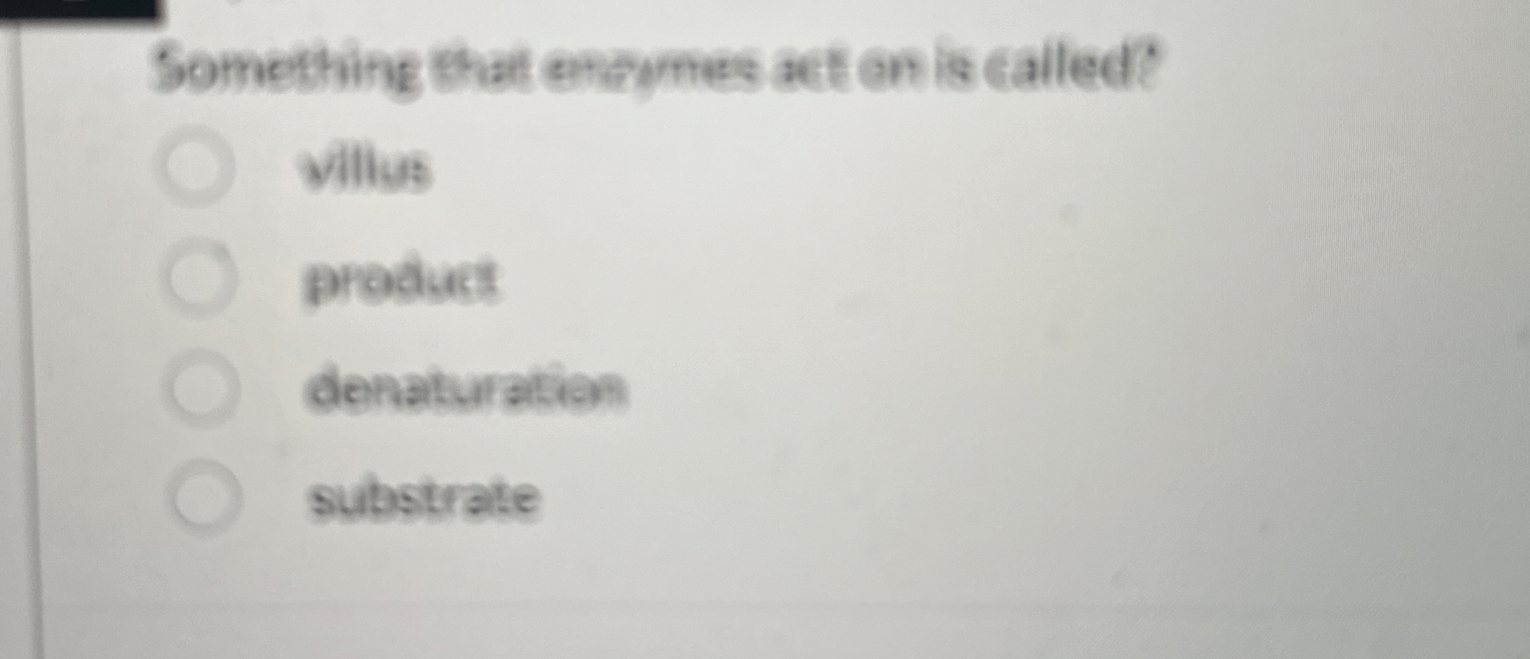 Solved Something that enaymes act on is | Chegg.com