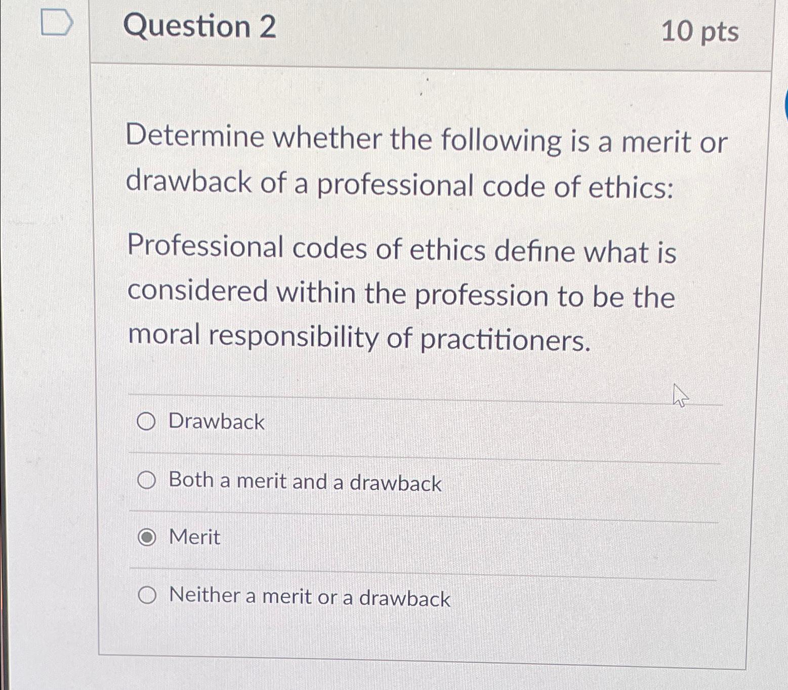 Solved Question 210 ﻿ptsDetermine whether the following is a | Chegg.com