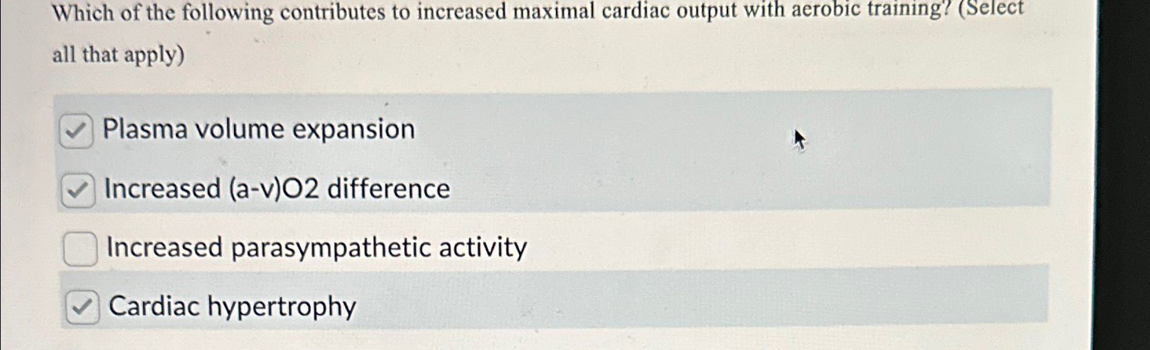 Solved Which of the following contributes to increased | Chegg.com