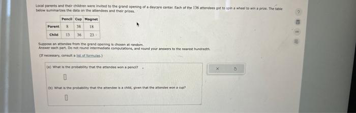 Solved Local psrents and their chlidren were lrvikod to the | Chegg.com