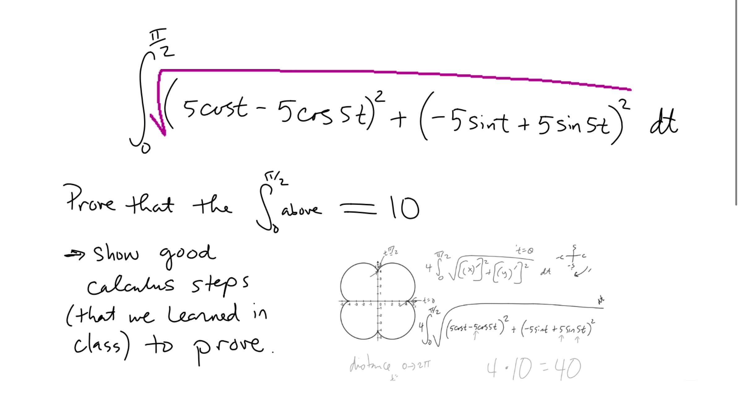 Solved On a clean sheet of paper, show good, clear calculus | Chegg.com