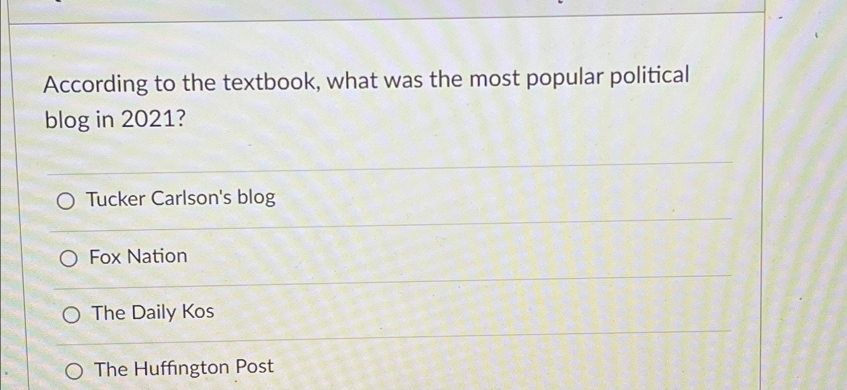 Solved According to the textbook, what was the most popular | Chegg.com