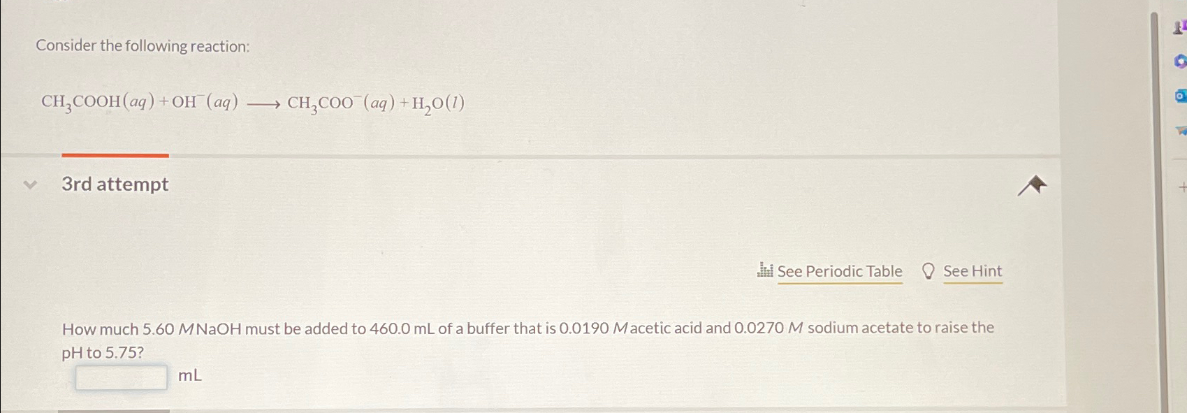 Solved Consider the following reaction:( | Chegg.com