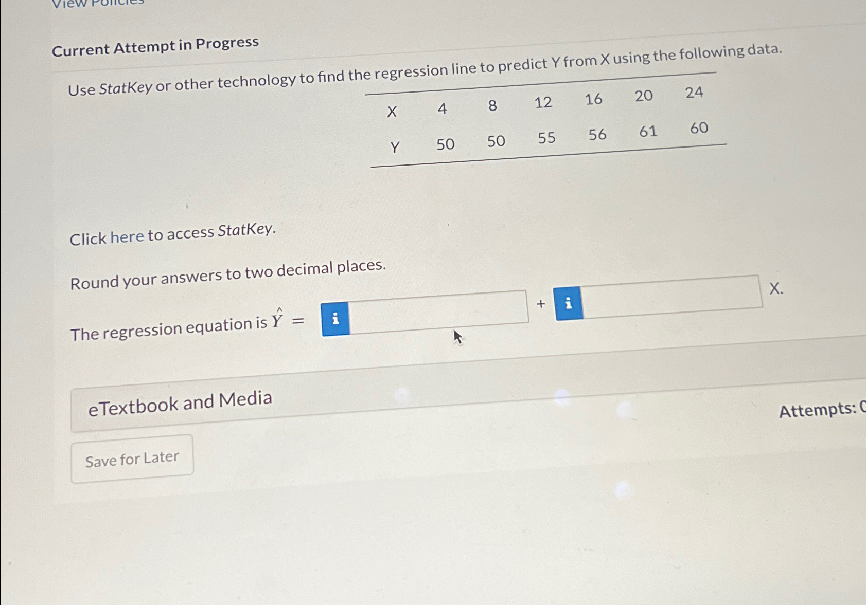 Solved Current Attempt in ProgressUse StatKey or other | Chegg.com