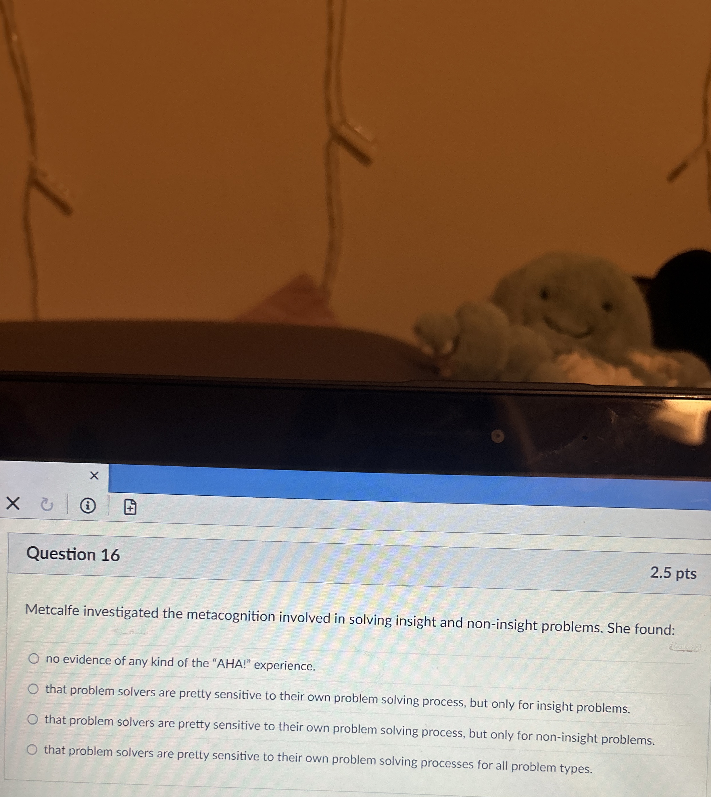 Solved Question 162.5 ﻿ptsMetcalfe investigated the | Chegg.com