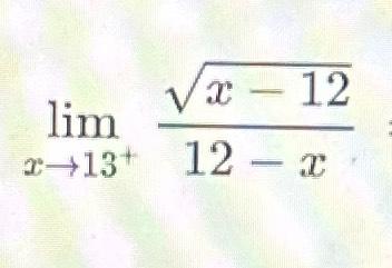Solved limx→13+x-12212-x | Chegg.com