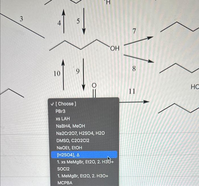 Solved Complete part of this reaction map by selecting the | Chegg.com