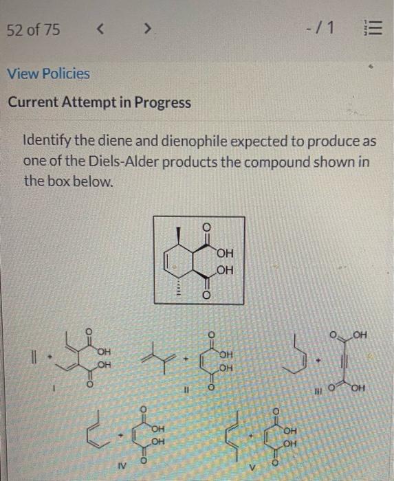 Solved 45 of 75 -/1 View Policies Current Attempt in | Chegg.com