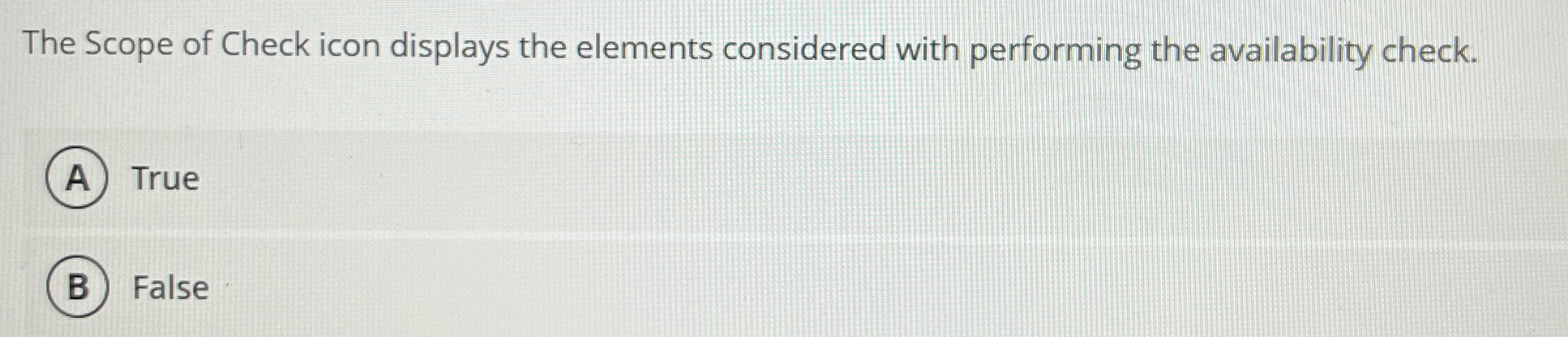 Solved The Scope of Check icon displays the elements | Chegg.com