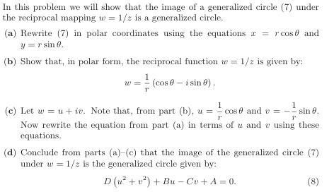 Solved In ﻿this problem we ﻿will show that the image of ﻿a | Chegg.com