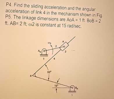 Solved P4. ﻿Find the sliding acceleration and the angular | Chegg.com