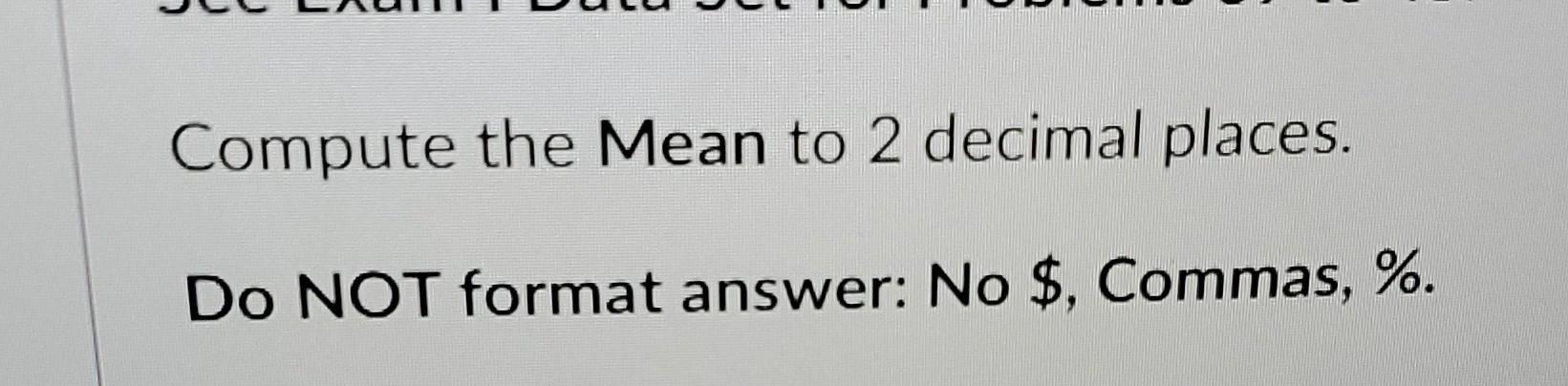 Solved 63 Exam I Data Set: Problems 39-45 5 7 9 11. 14 15 19 | Chegg.com
