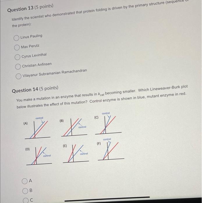 Solved Question 13 (5 points) Identify the scientist who | Chegg.com