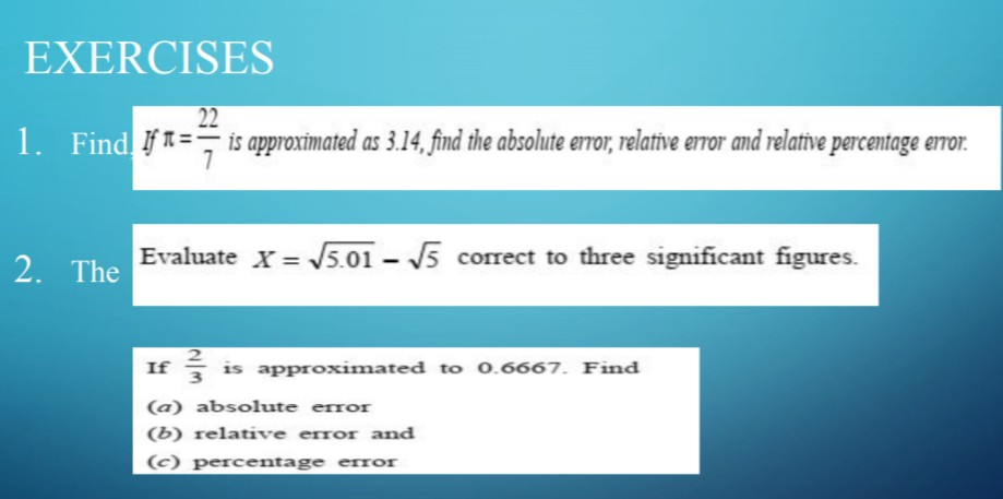 Solved kindly ans these 3 qs of course Numerical Analysis | Chegg.com