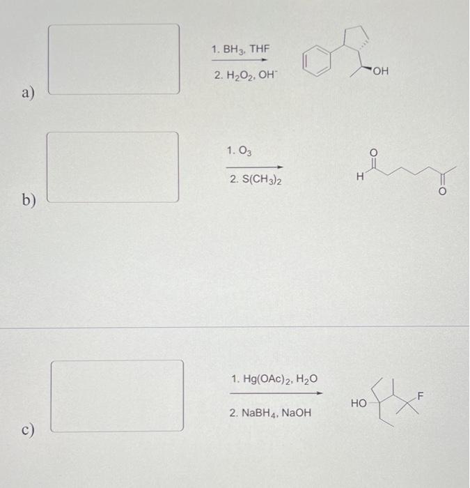 Solved 6. Fill up reactant in the boxes for the following | Chegg.com