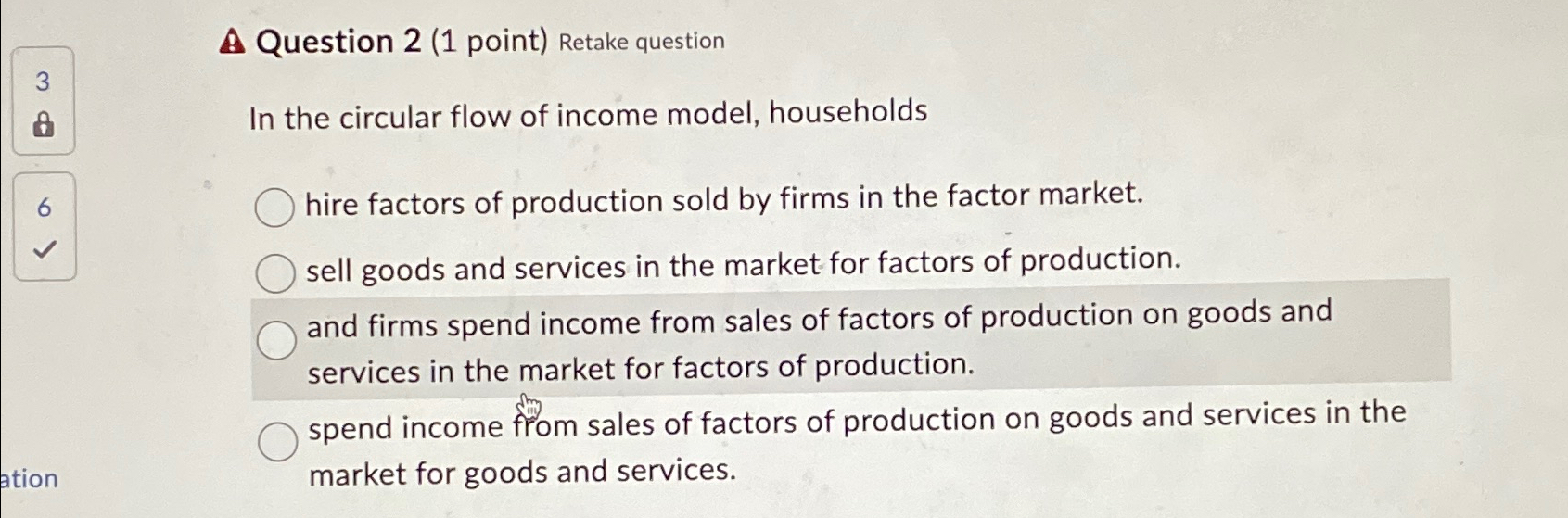 Solved A Question 2 (1 ﻿point) ﻿Retake questionIn the | Chegg.com