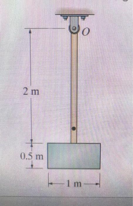 Solved A Slender Rod Is Welded To A Uniform Plate As Shown 0119