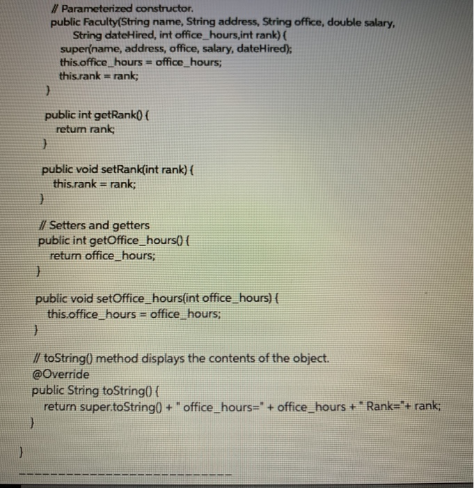Solved 1. Inheritance - Abstract Classes and Polymorphism | Chegg.com