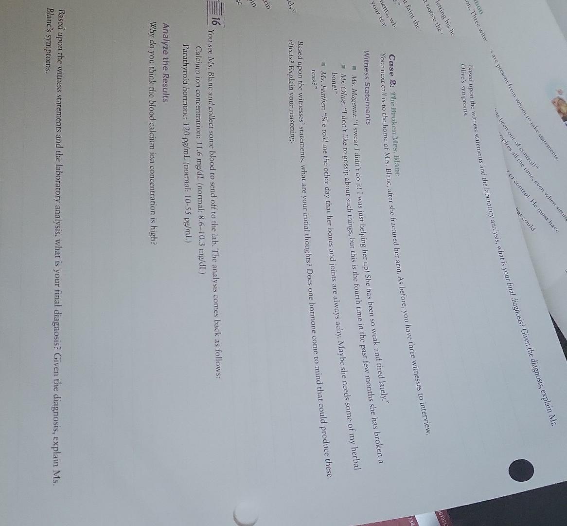 Solved concentration of the hormone in the blood decreases → | Chegg.com