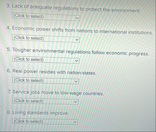 Solved Lack of adequate regulations to protect the | Chegg.com