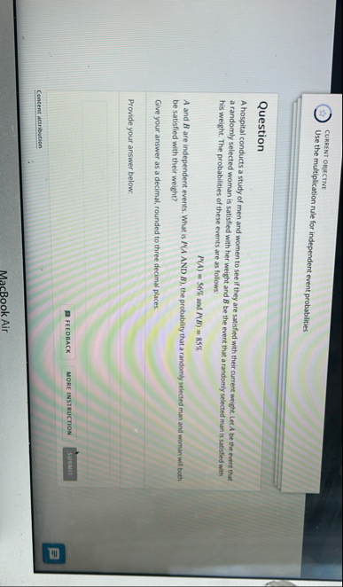 Solved CURRENT OBJECTIVEUse the multiplication rule for | Chegg.com