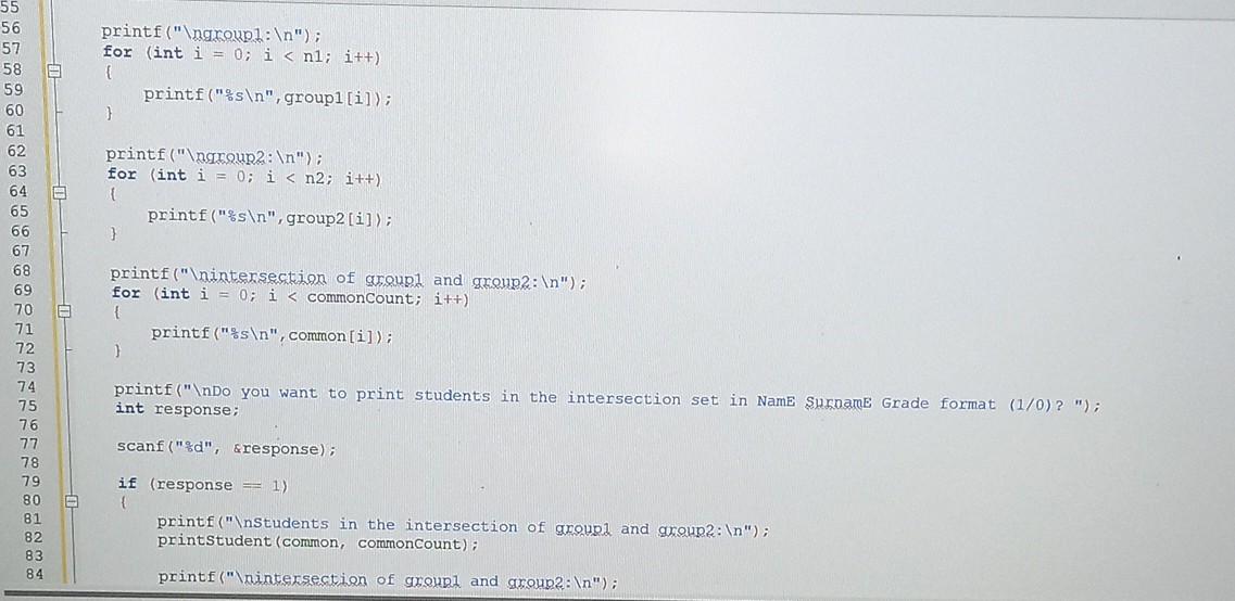 Solved In this lab, you are asked to complete intersection.c | Chegg.com