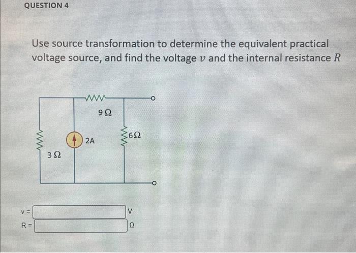 Solved Use source transformation to determine the equivalent | Chegg.com Solved Use source transformation to determine the equivalent | Chegg.com
