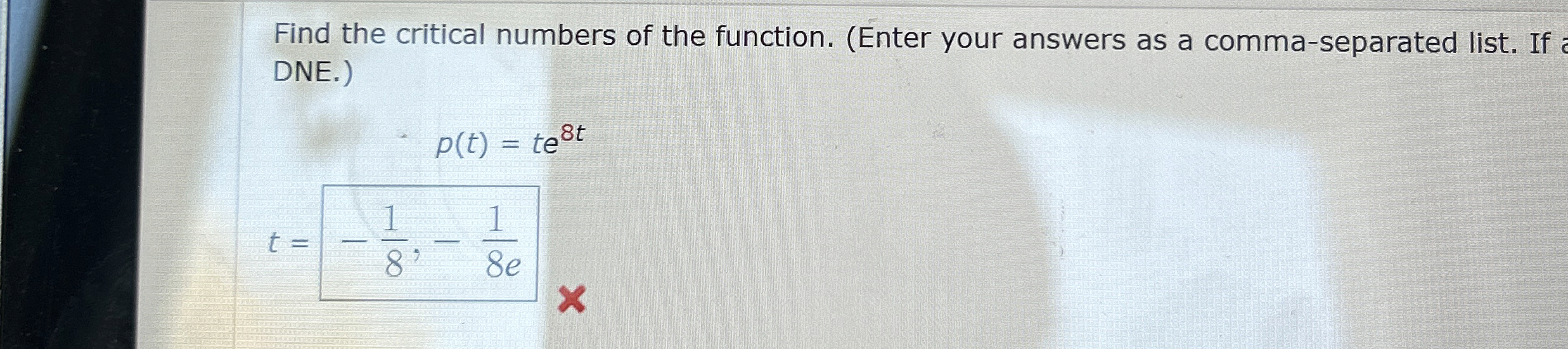 Solved Find the critical numbers of the function. (Enter | Chegg.com