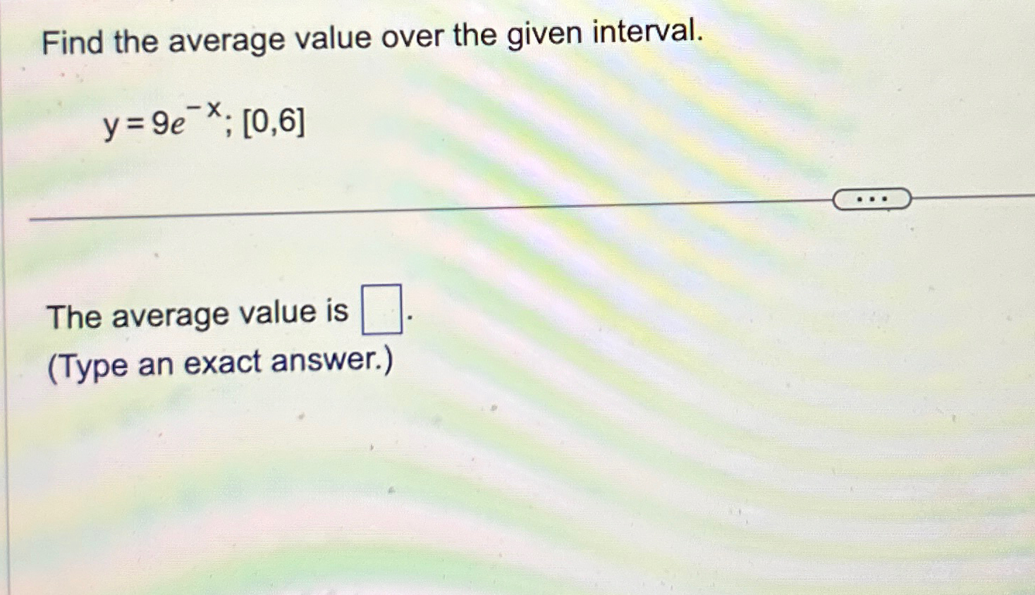 Solved Find the average value over the given | Chegg.com