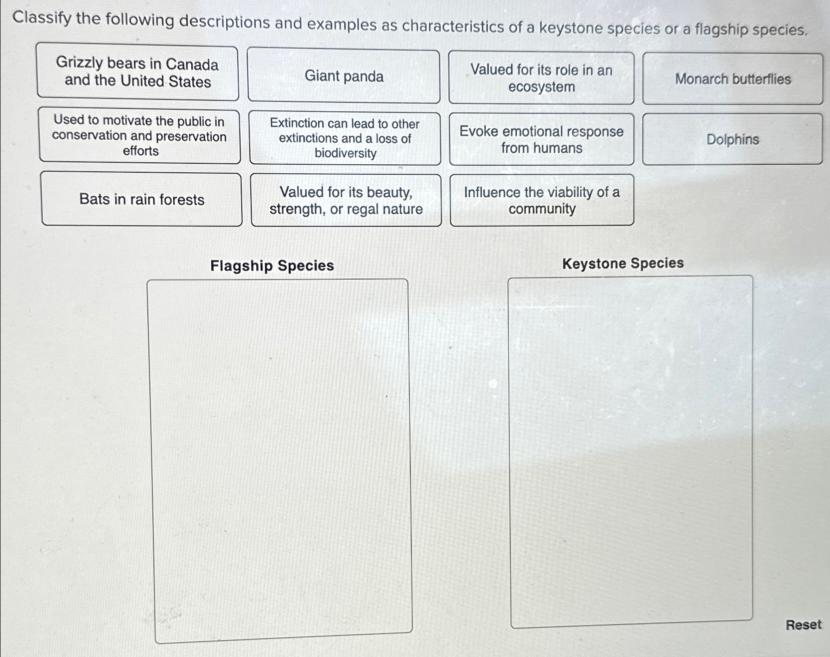 Solved Classify the following descriptions and examples as | Chegg.com