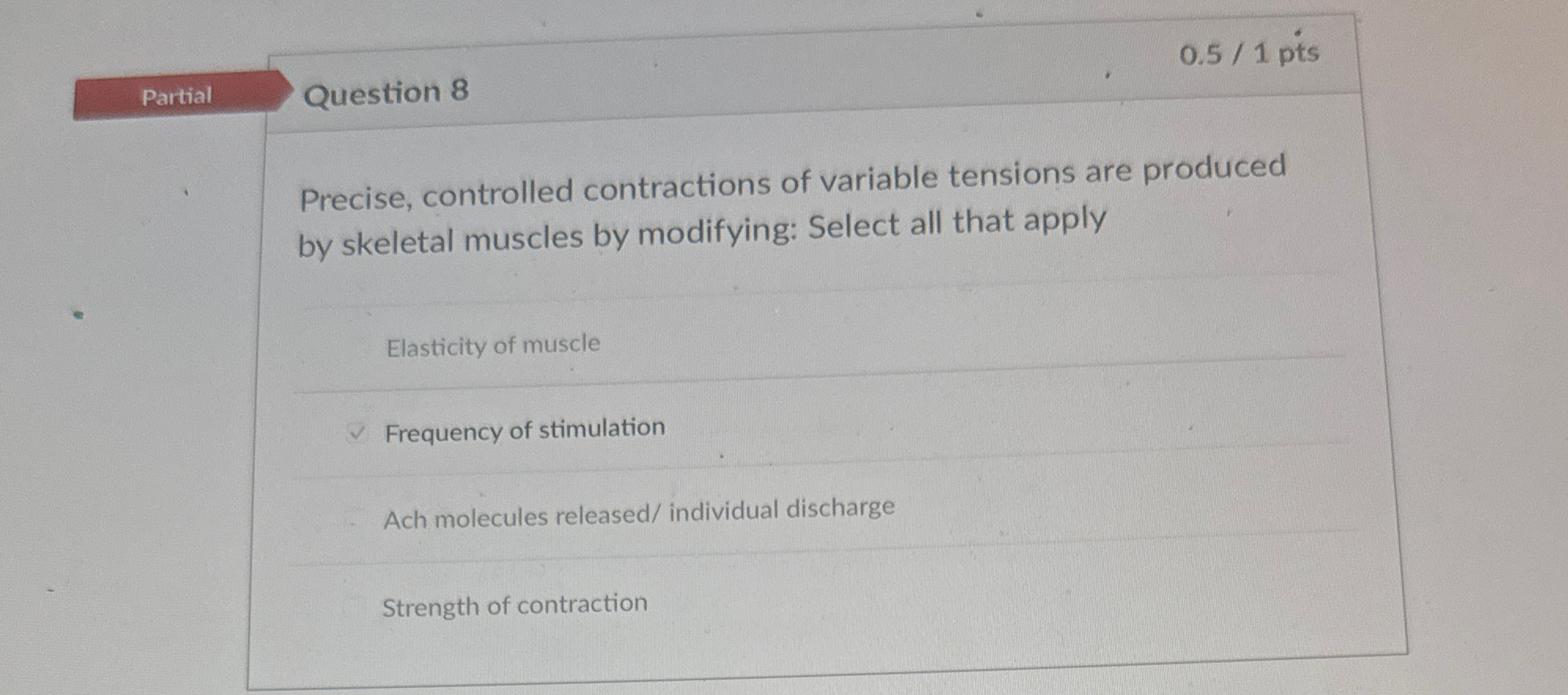 Solved PartialQuestion 80.51 ﻿ptsPrecise, controlled | Chegg.com