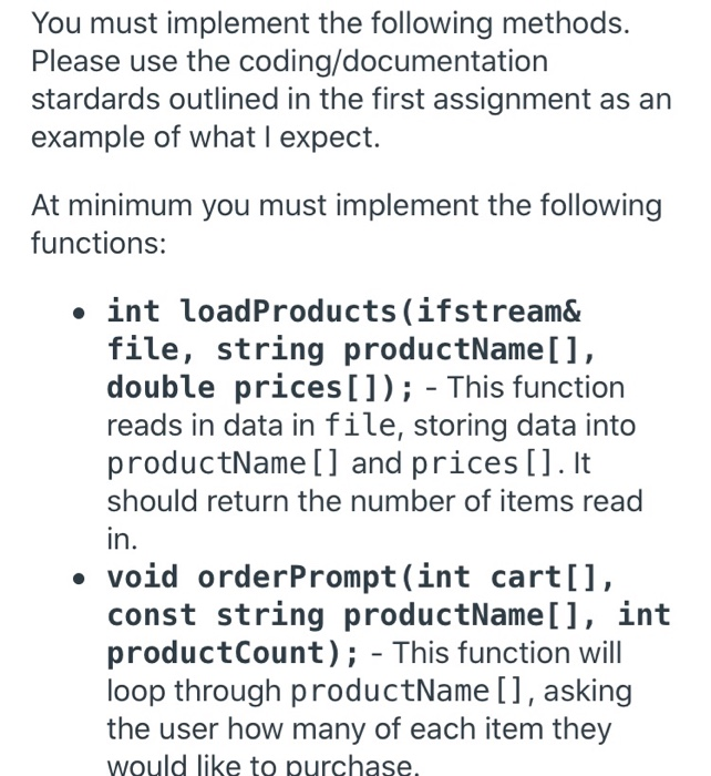 Solved Start a new project, prompt user for input file, and | Chegg.com