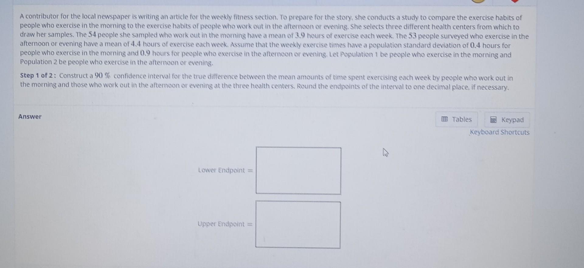Solved A contributor for the local newspaper is writing an | Chegg.com