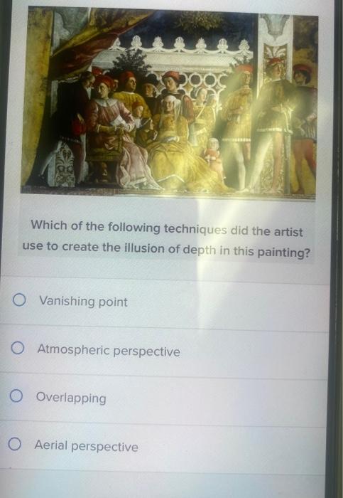 Which of the following techniques did the artist use | Chegg.com