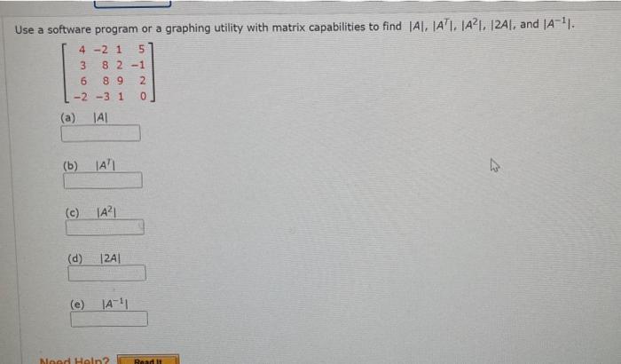 Solved Use a software program or a graphing utility with | Chegg.com