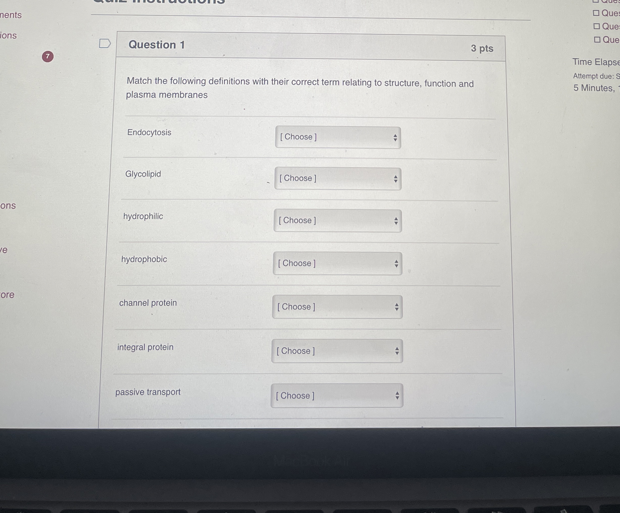 Solved Question 1Match the following definitions with their | Chegg.com