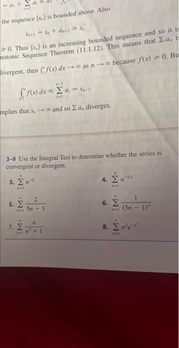 Solved the sequence {sn} is bounded above. Also | Chegg.com