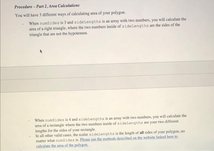 Solved Procedure - Part 1, Formatting First, your program | Chegg.com