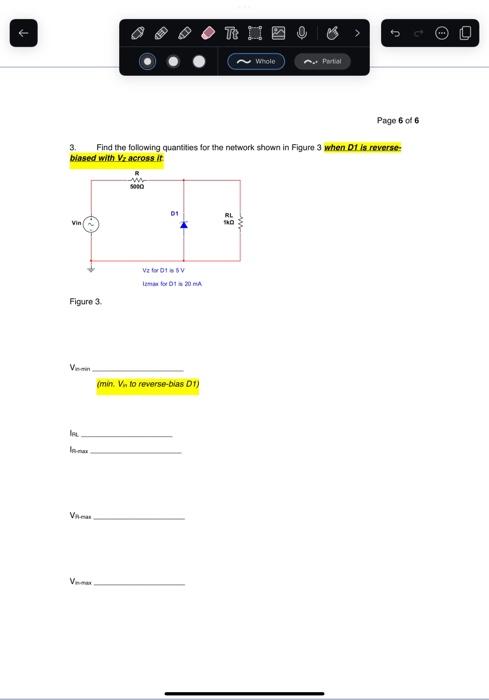 Solved 2a. Find the following quartises for the netwok shown | Chegg.com