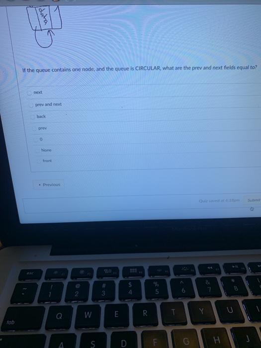 Solved D Question 35 Consider ONLY the following queue_node | Chegg.com