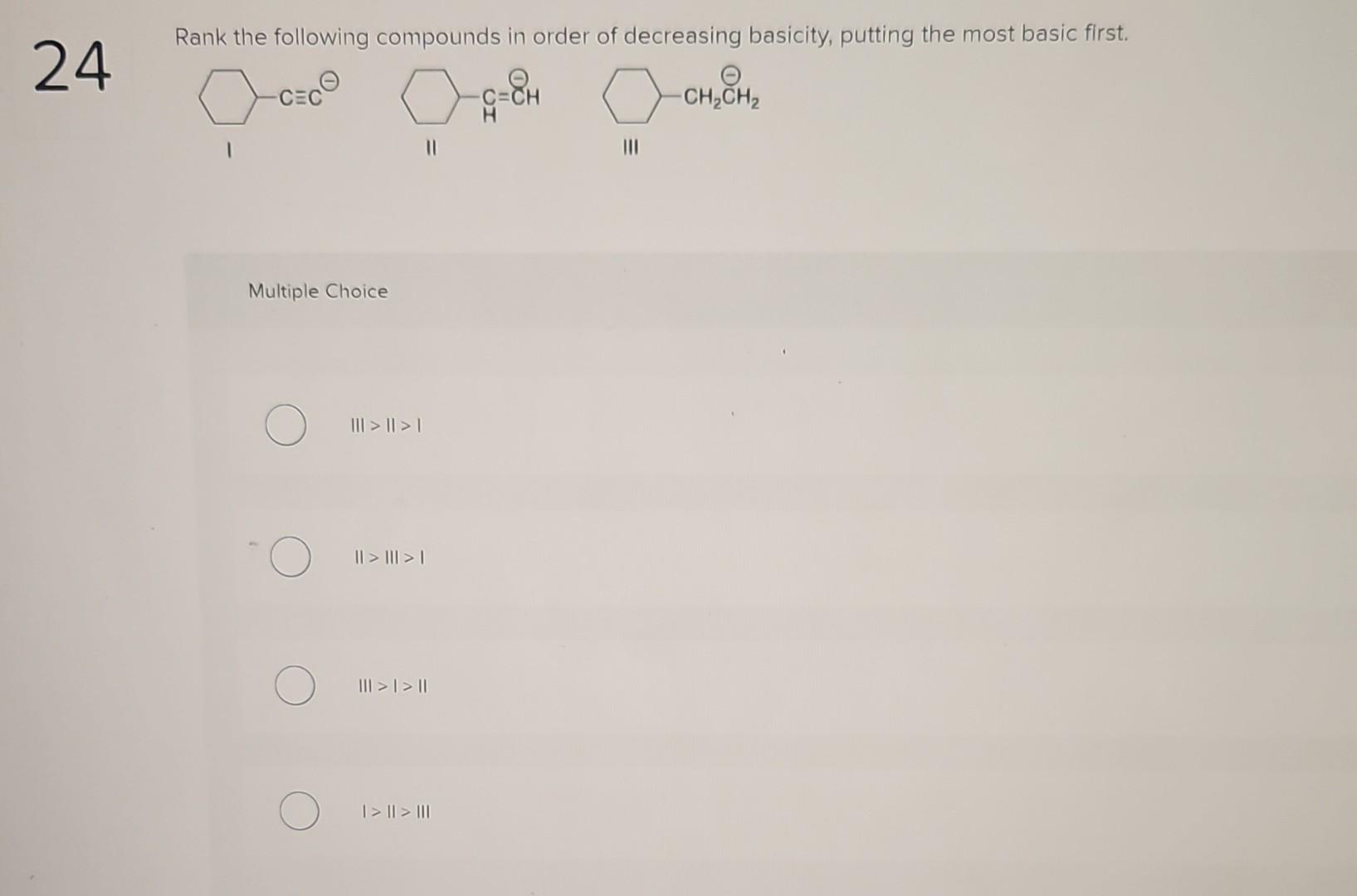 Solved Rank the following compounds in order of decreasing | Chegg.com