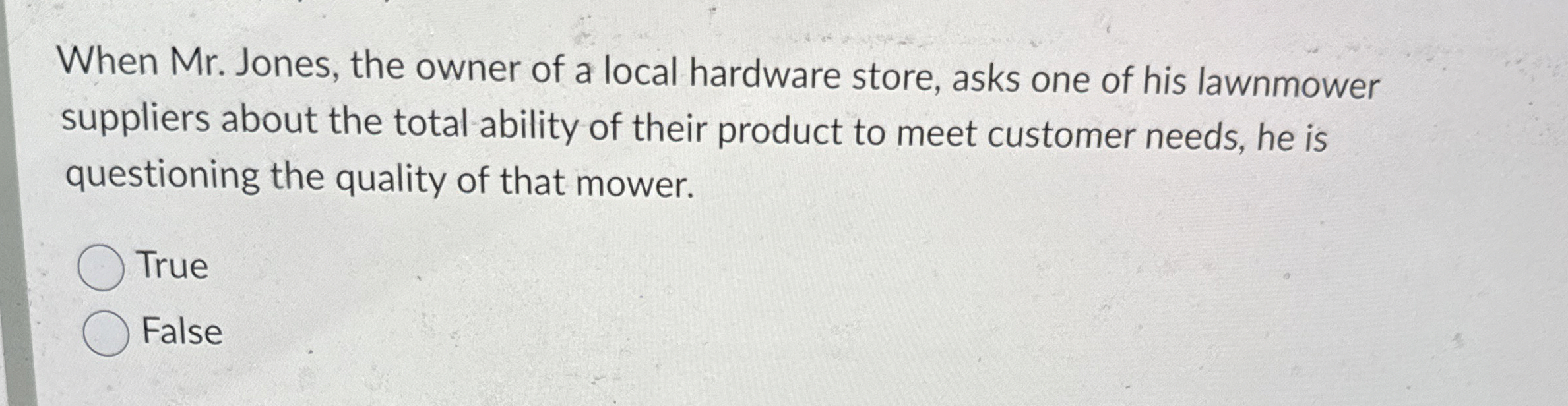 Solved When Mr. ﻿Jones, the owner of a local hardware store, | Chegg.com