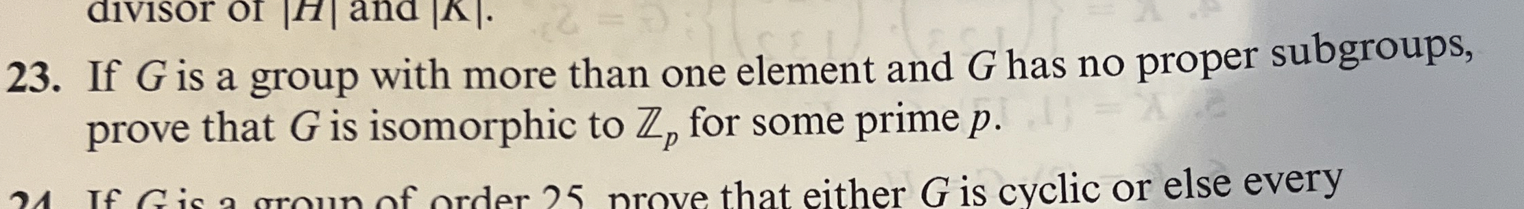 Solved If G ﻿is a group with more than one element and G | Chegg.com